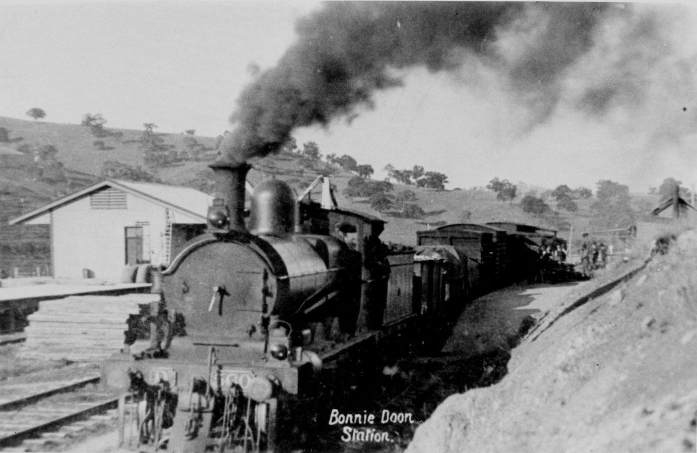 D Class Locomotive at Boonie Doon Station - High Country History Hub