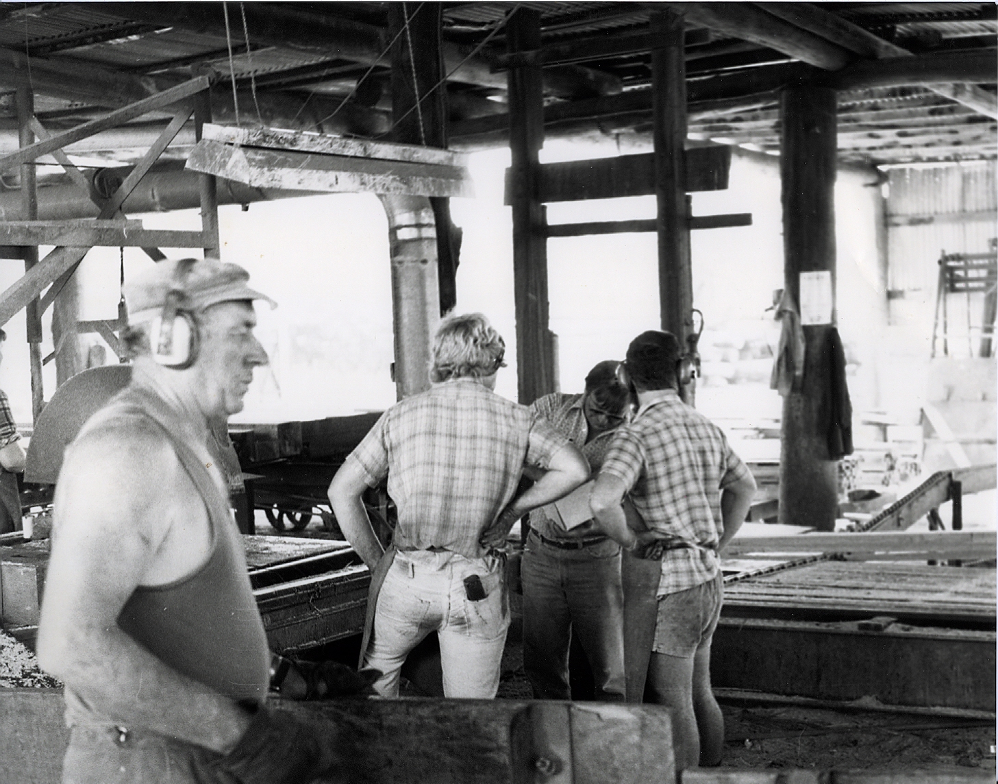 Marbut-Gunnersen Sawmill. Part of 4-man rip bench. - High Country ...