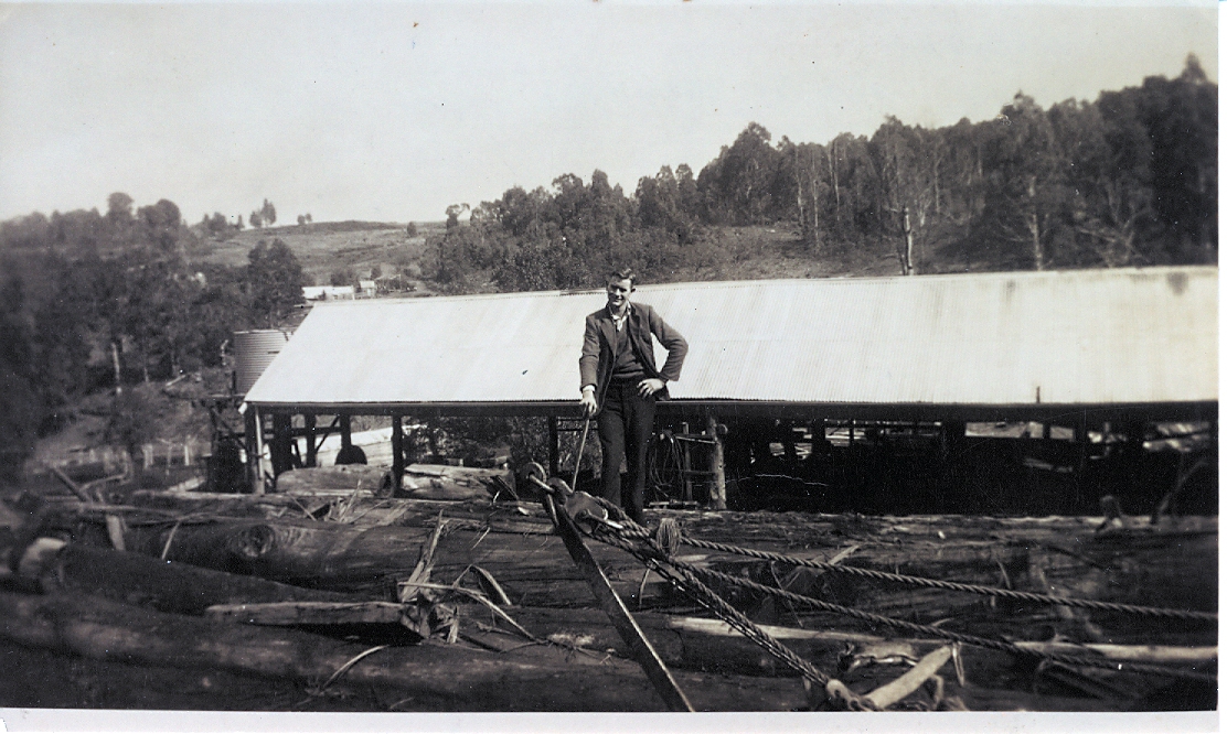 Albie HEALY at McCashney and Harper Sawmill, Baker Creek in 1940 - High ...