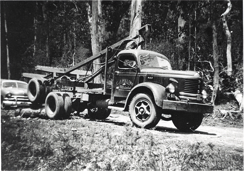 Clem Holloway's Log Truck - Carter's Sawmill - Mirimbah - Sawmill ...