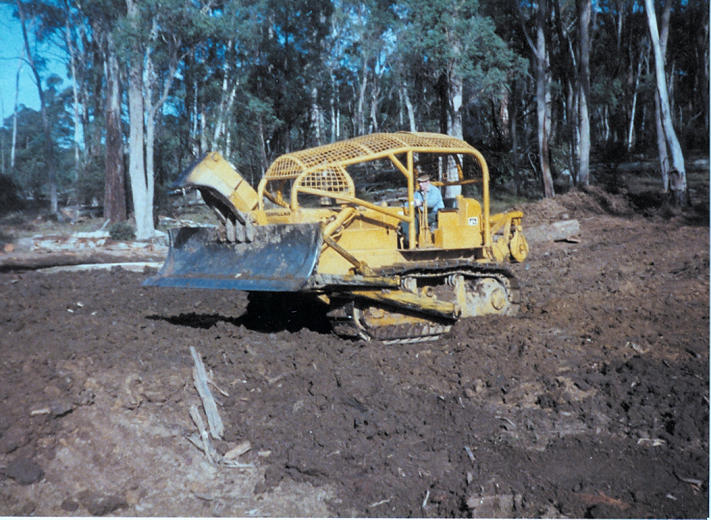 Albie Healy' - D6 Caterpillar dozer with loading boom - High Country ...