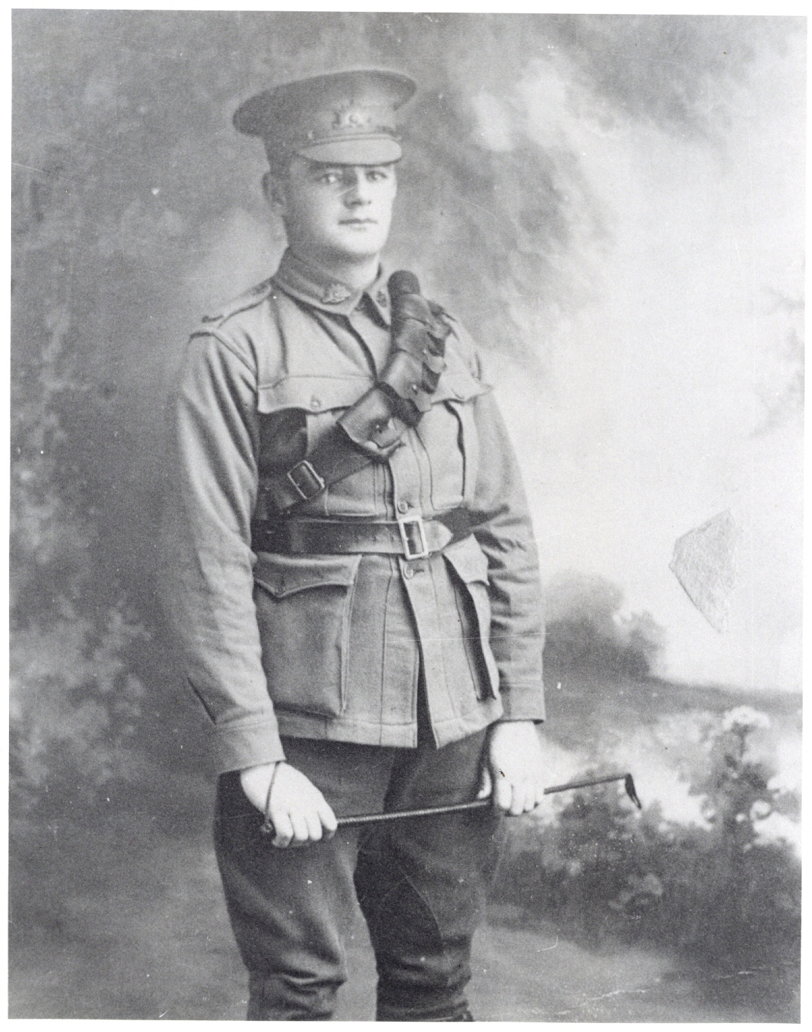 Arthur (Bart) Nicholson in uniform. - High Country History Hub
