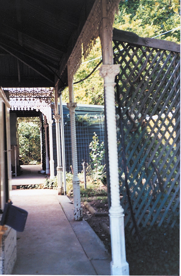 Delatite Station - A view along the side verandah. - High Country ...