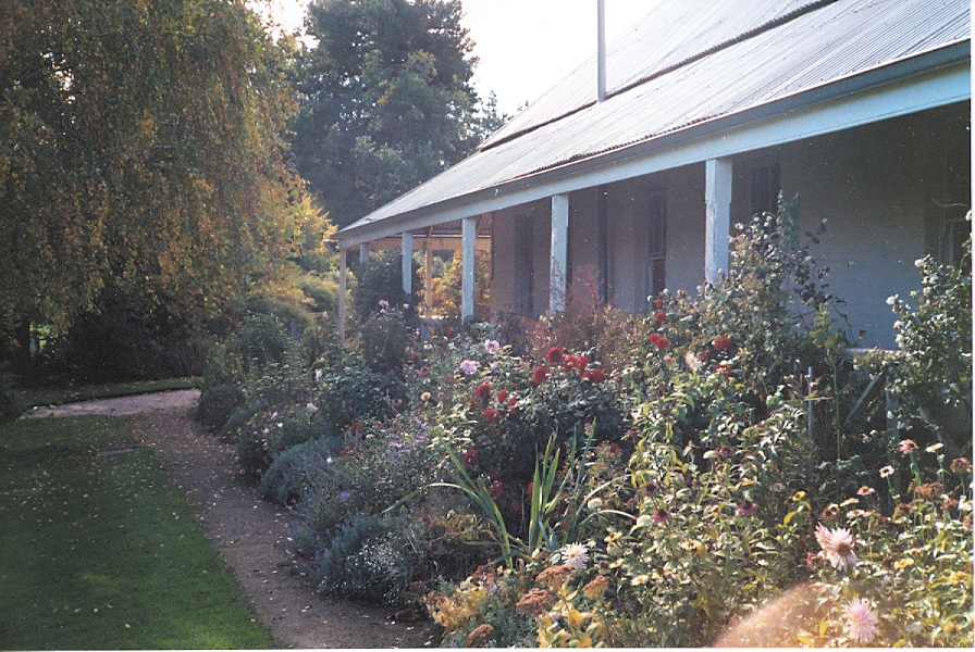 Delatite Station - View of the garden. - High Country History Hub