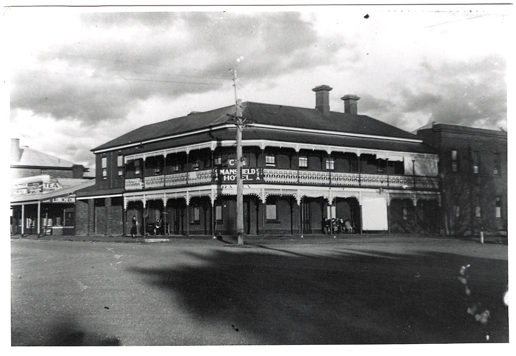 Mansfield Hotel, Cnr Highett & High Sts, Mansfield. - High Country ...