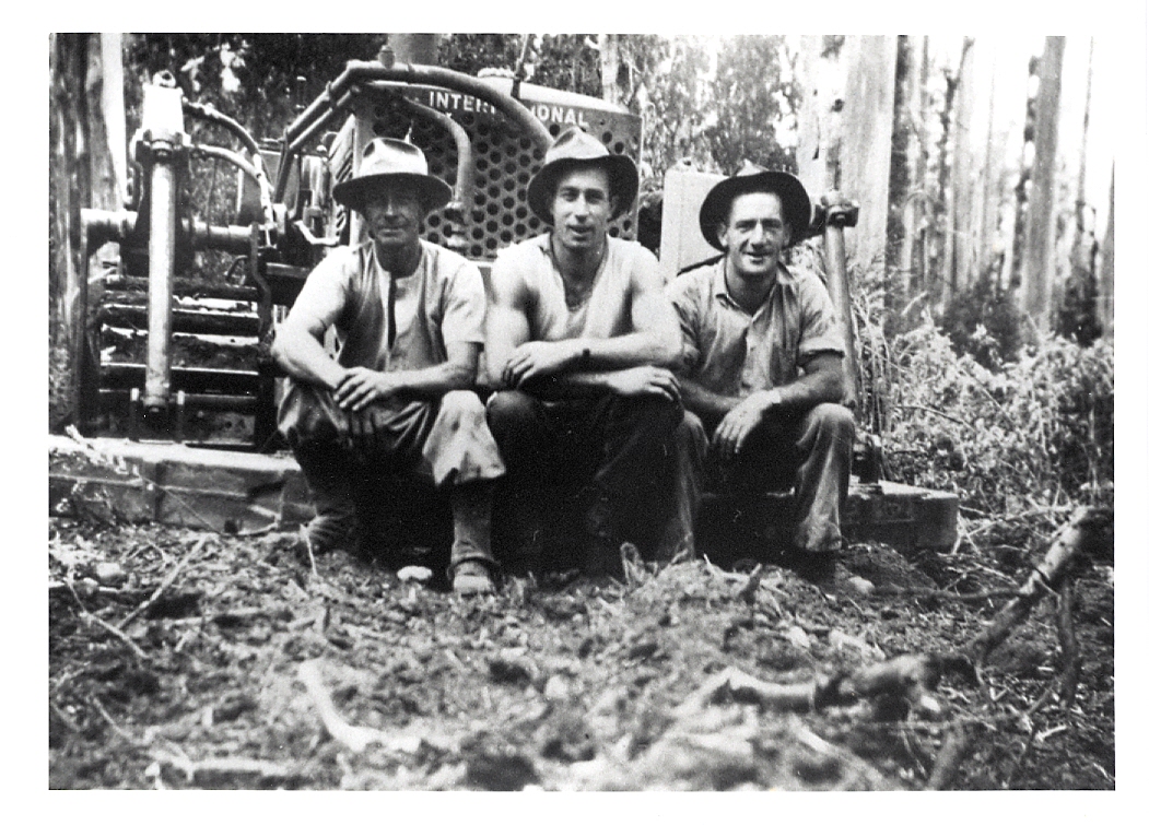Strahan and Davies Sawmill, Tanjil Bren, 1945. - High Country History Hub