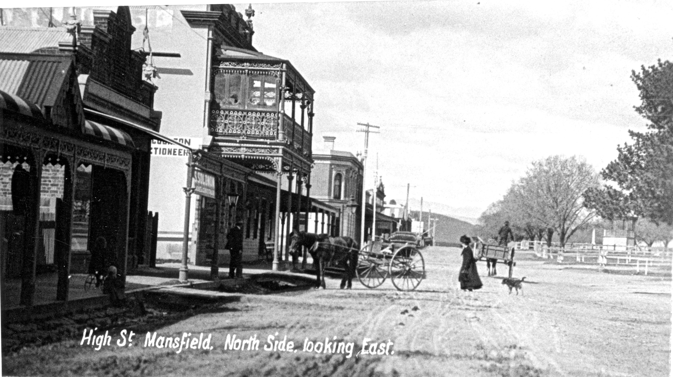 High Street, Mansfield. North side looking east. - High Country History Hub