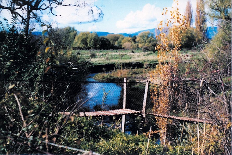 Delatite Station - The swing bridge across the Delatite River - High ...