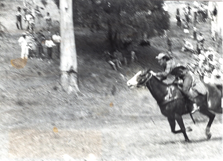 Ken Connolly winning the Great Mountain Race. - High Country History Hub