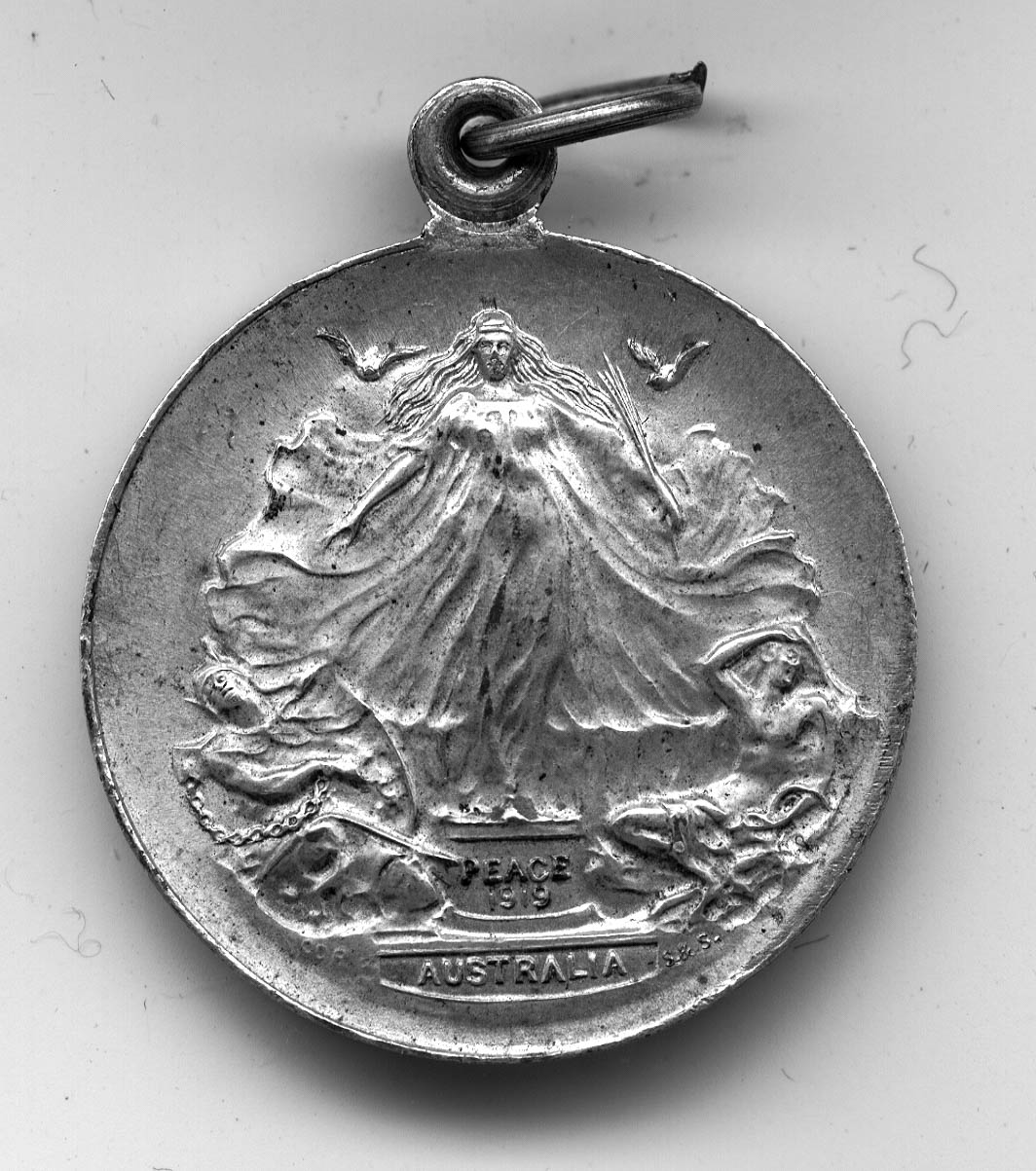 1919 Children's Peace Medallion. - High Country History Hub