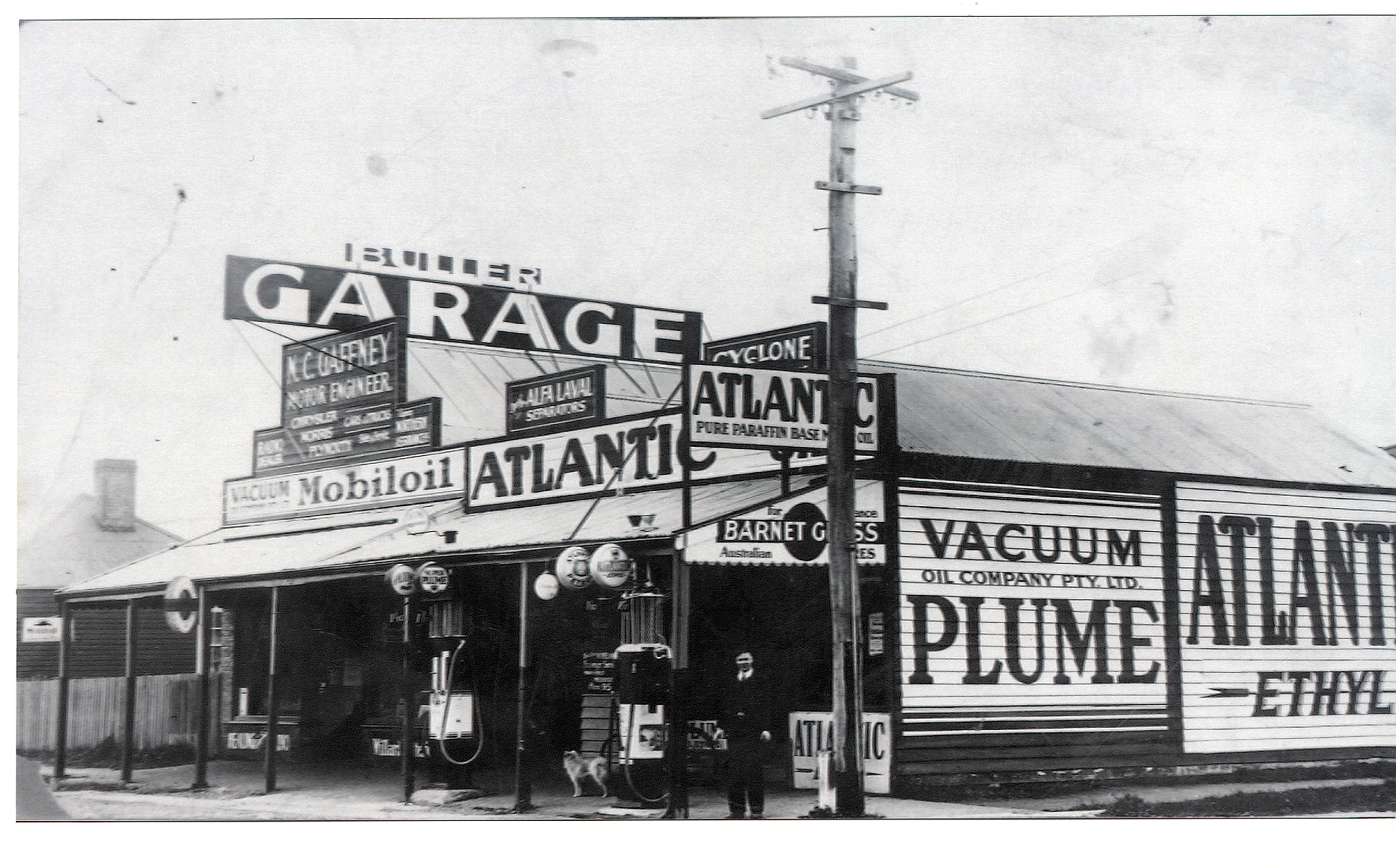 Norman C. Gaffney's Garage. - High Country History Hub
