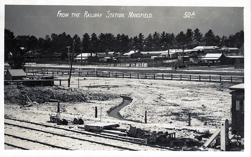 Mansfield, taken from the Railway Station. - High Country History Hub