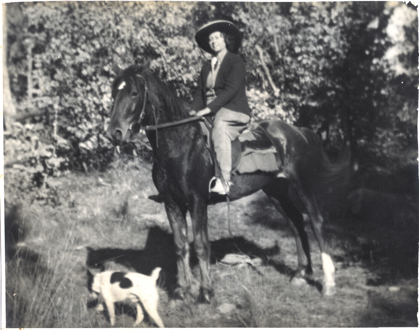 Alice Burch on her horse, "Jimmy" - High Country History Hub