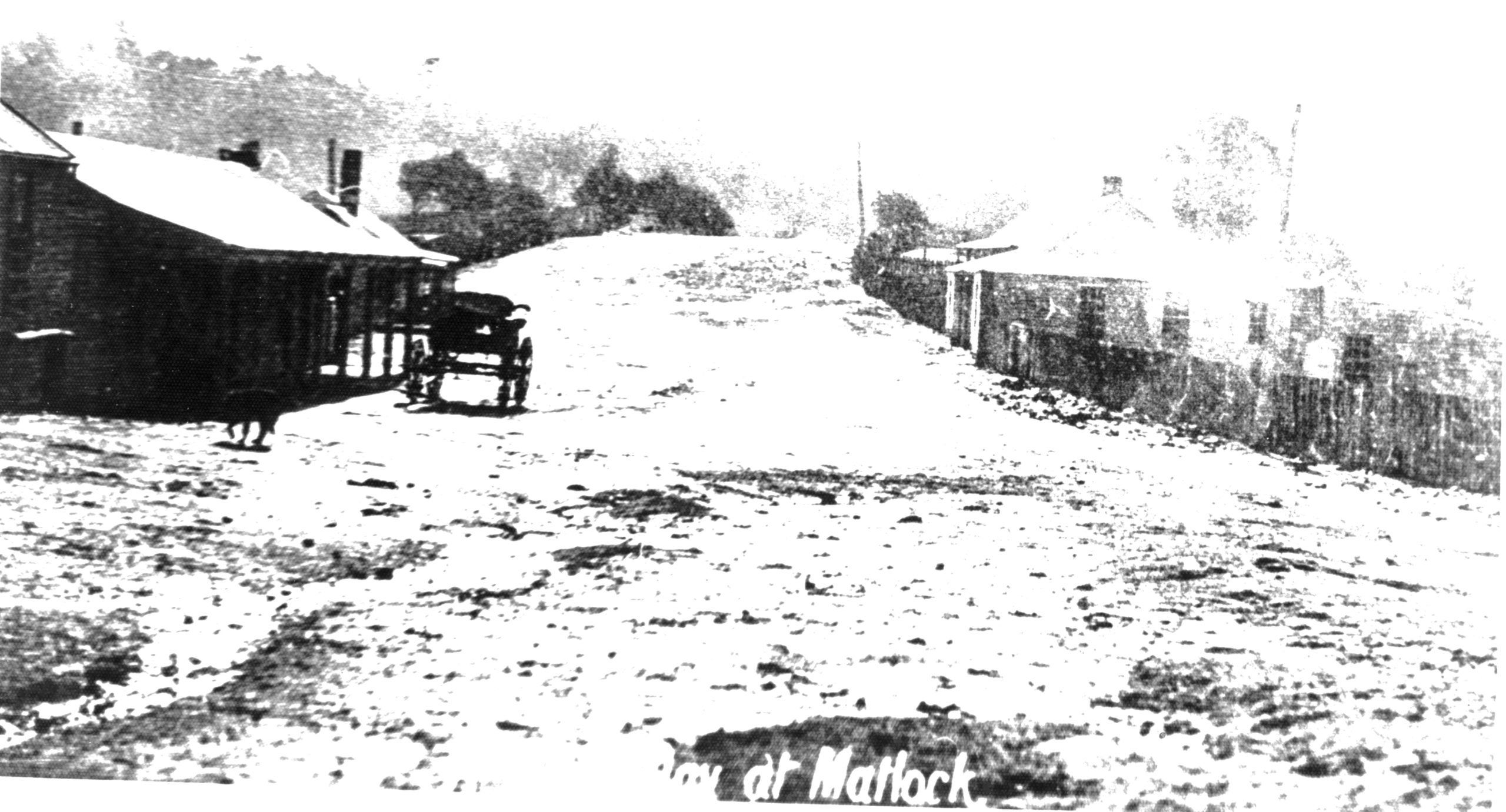 Matlock township in snow - High Country History Hub