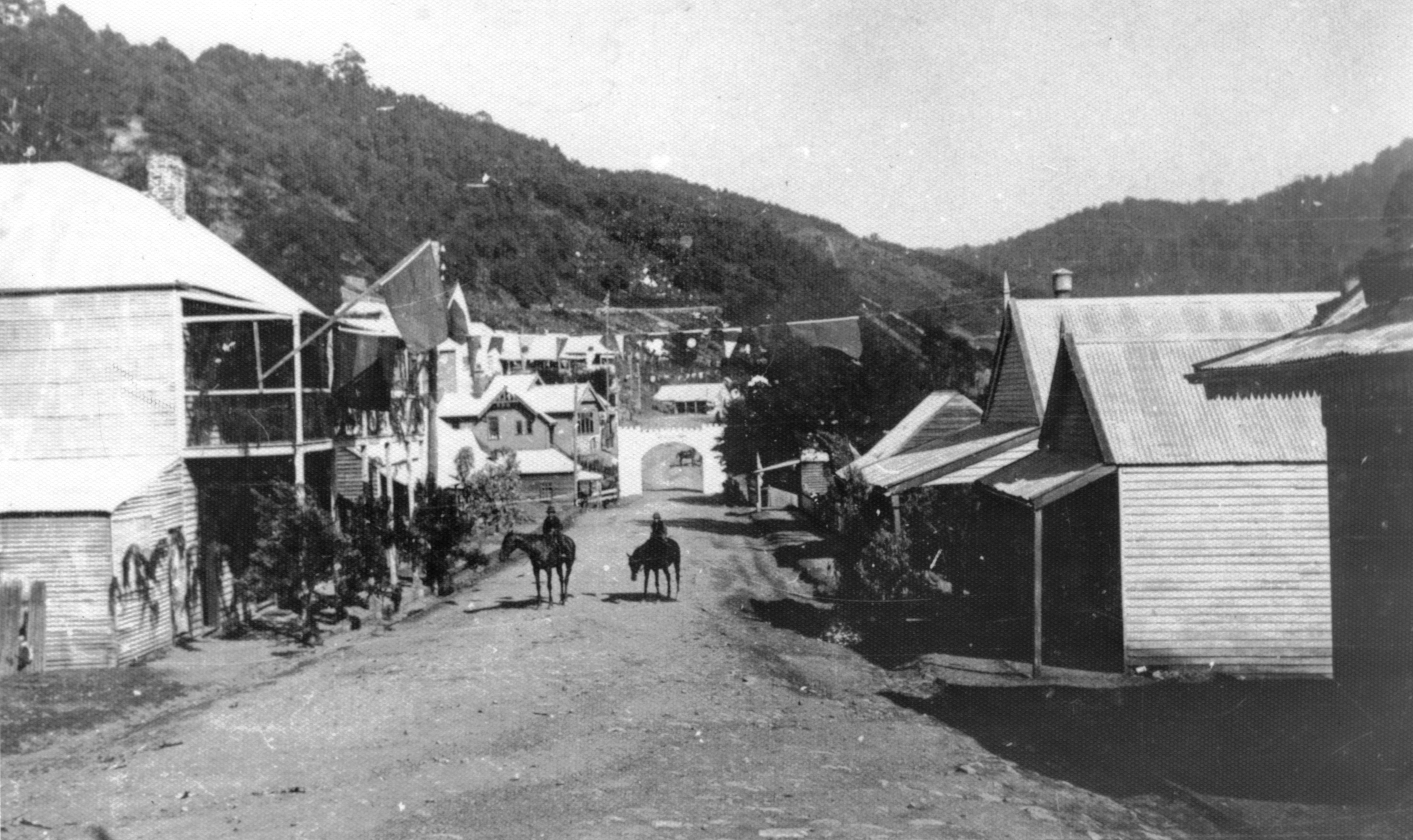 Visit of the Prince of Wales and the Governor's visit to Woods Point ...