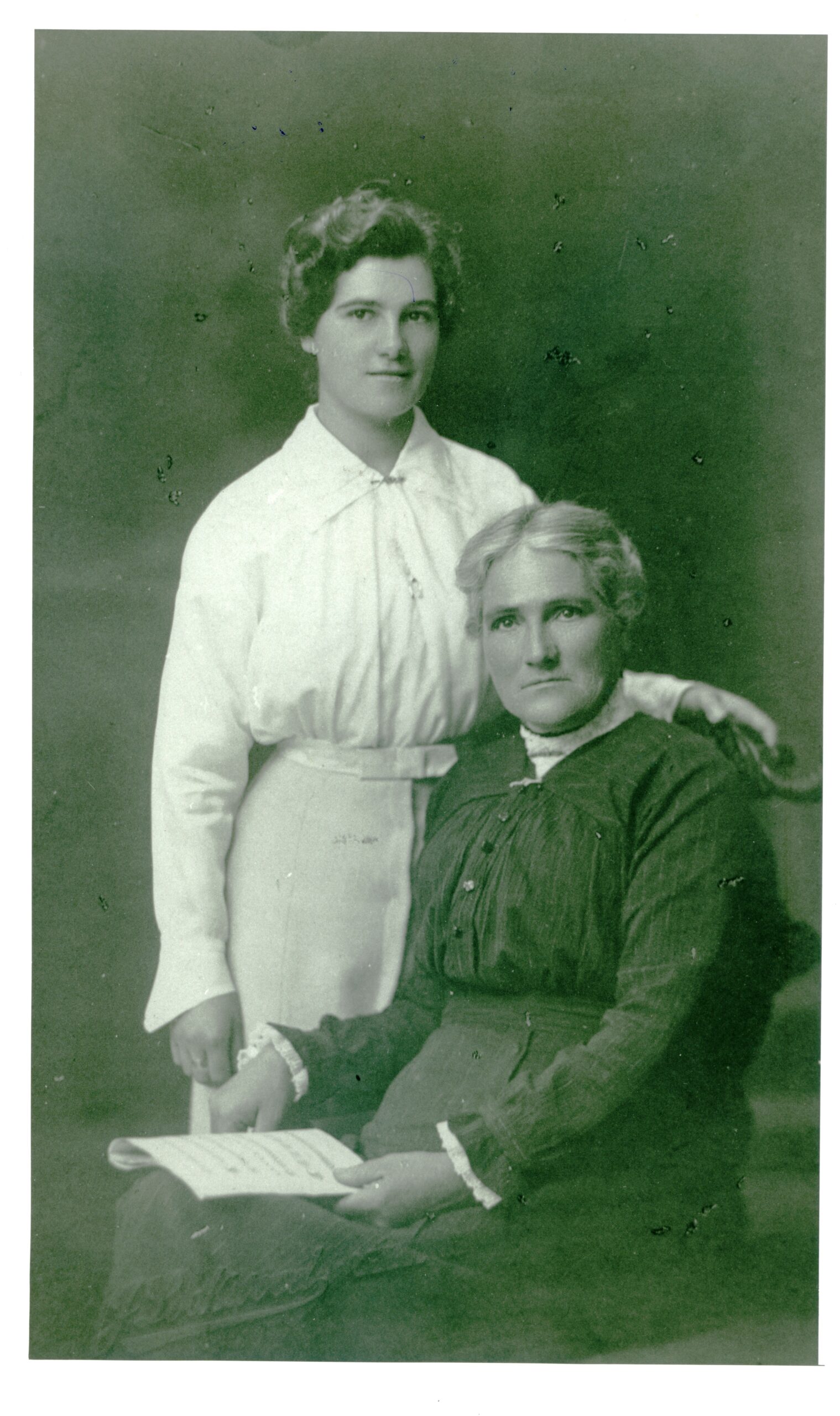 Francis Chenery - George Chenery's daughter - photographed with ...