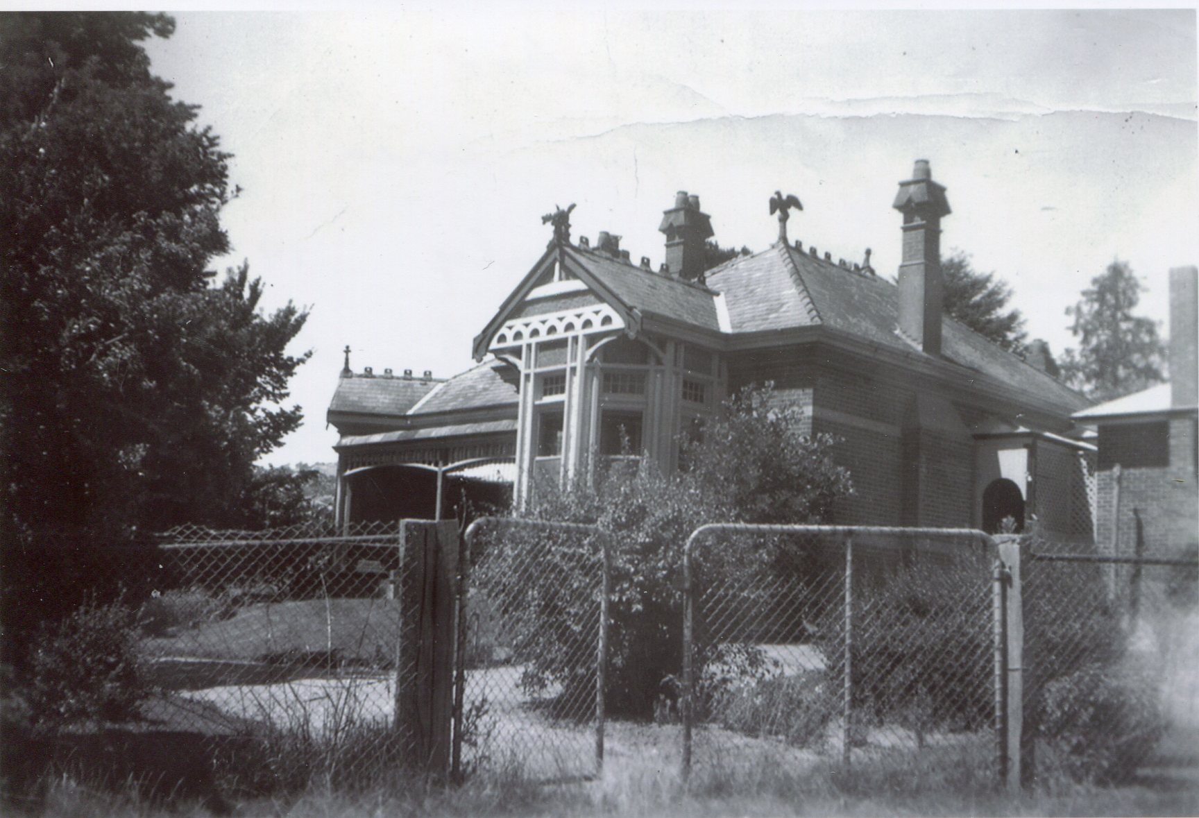 Wappan Station Homestead. Western entrance, rear but used more often ...