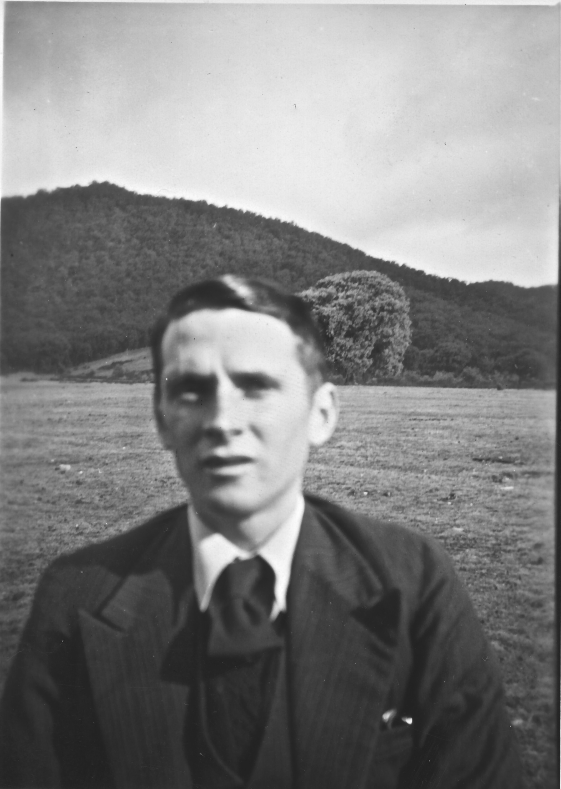 Allan Adcock at the back of the house where he and Marg lived - Spring ...