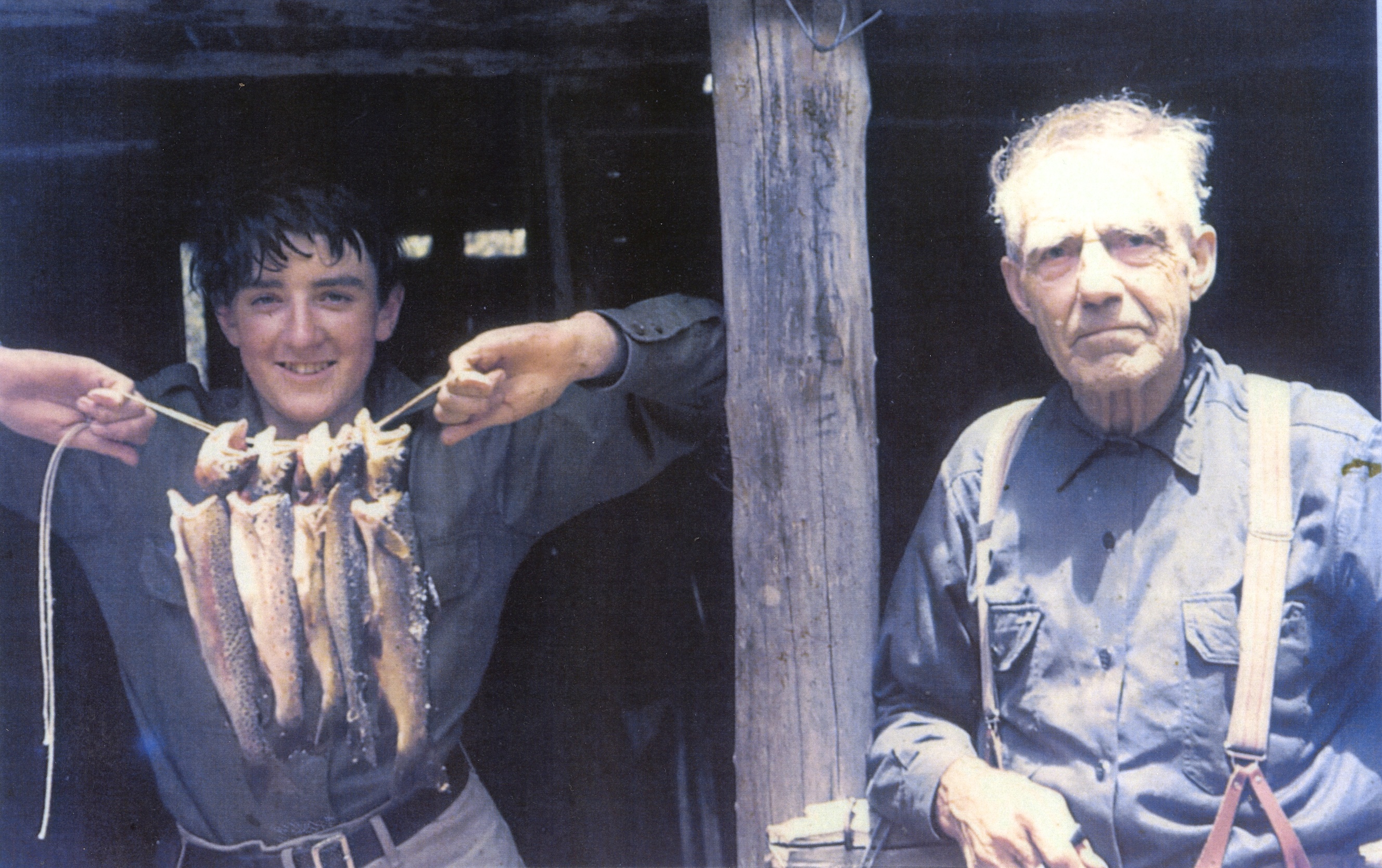 Bill Gardner's catch of fish with the help of Fred Fry. - High Country ...