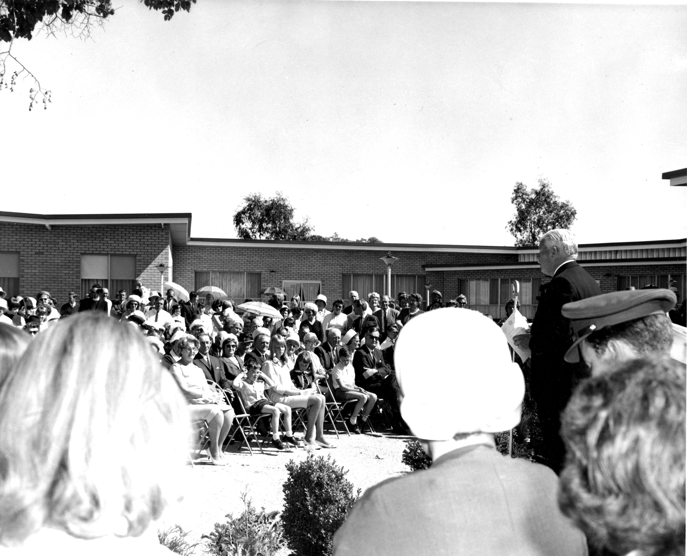 Sir Rohan Delacombe's addressing speech at the official opening of the ...
