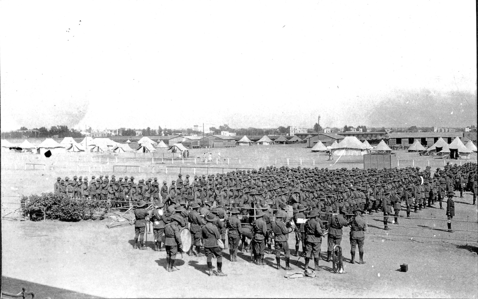 World War 1 (WW1) - Heliopolis Church Parade. 8th Light Horse. B ...
