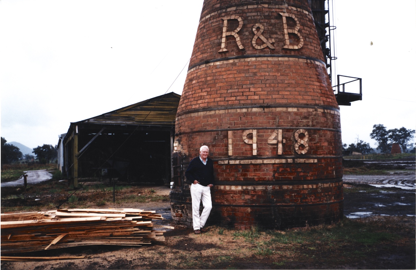 Timber stack at Richard and Buzzer Timber Mill site, Mansfield. - High ...