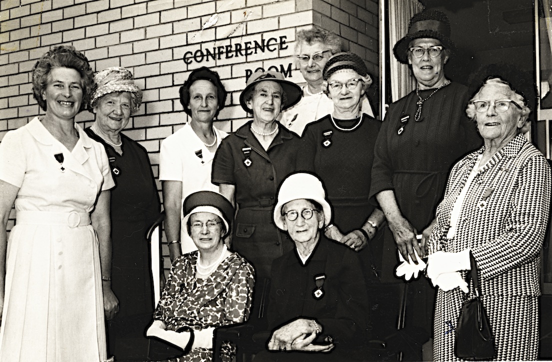 Red Cross members at the Shire Hall before it was changed. - High ...