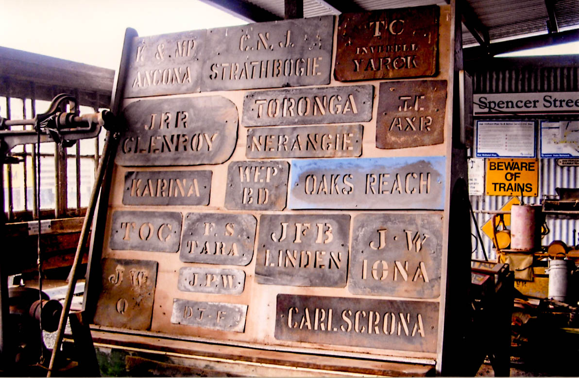 Ken Pollard Collection. Property stencils for wool bales - High Country ...
