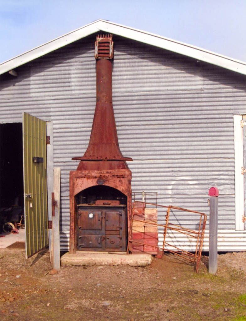 Ken Pollard Collection. Chimney out of the Seven Creeks School. - High ...