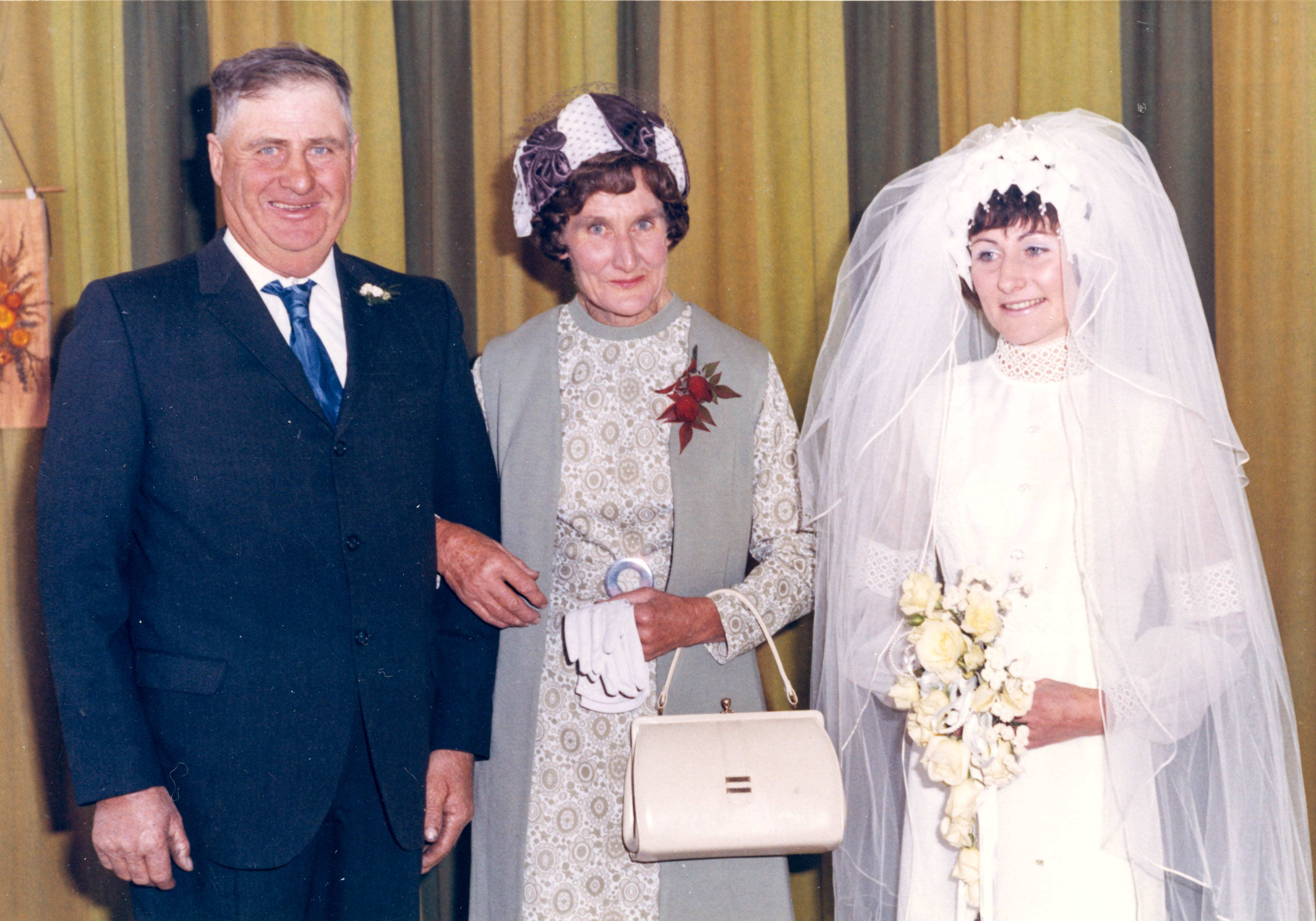 Wedding photo of Pam (Cameron) Stone and Pam's Parents - High Country ...