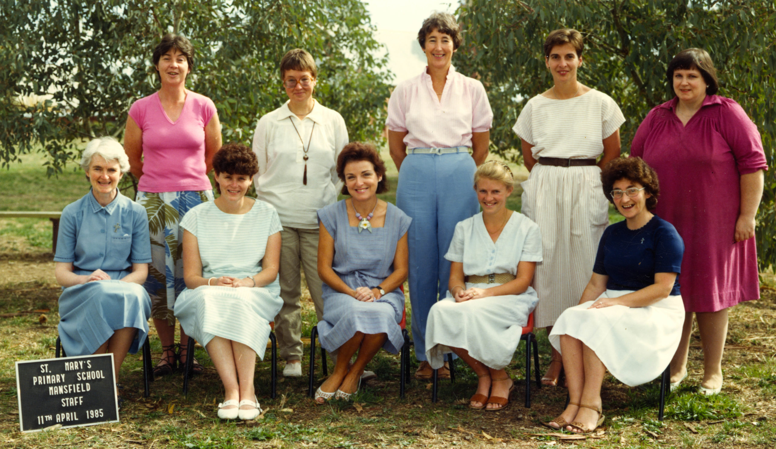 St. Mary's Primary School Staff, Mansfield. - High Country History Hub